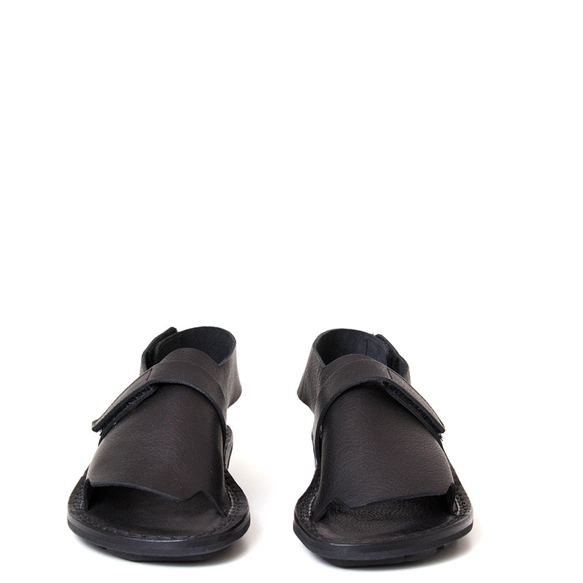 Trippen Modal. Women's platform sandal in black leather. From Germany ...