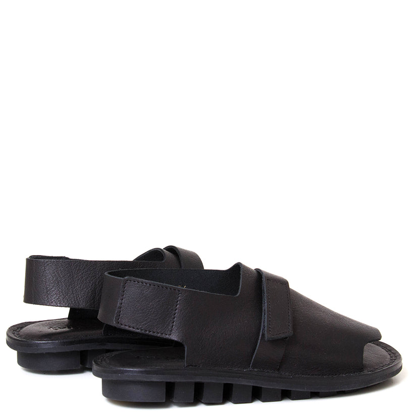 Trippen Modal. Women's platform sandal in black leather. From Germany ...