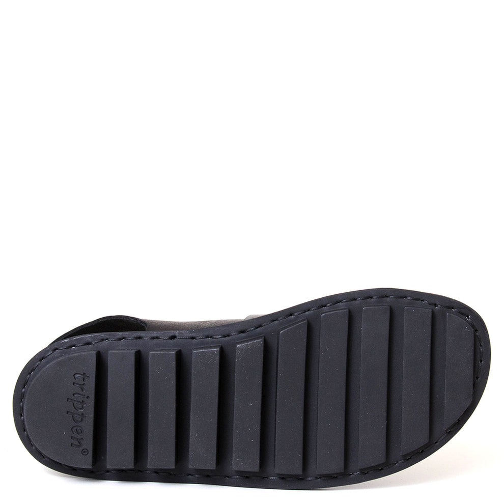 Trippen Modal. Women's platform sandal in black leather. From Germany ...